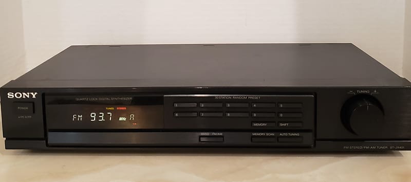 SONY ST-JX401 Digital AM/FM Stereo Tuner, Digital Synthesizer | Reverb