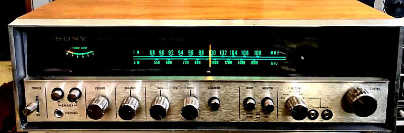 Sony STR-6036A. AM/FM Silver Face Receiver Made in Japan 1970 | Reverb