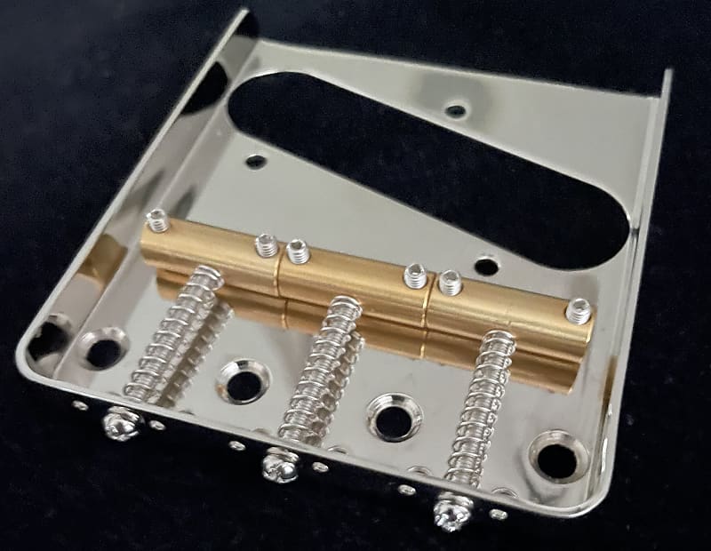 Advanced Plating Vintage Telecaster Topload Bridge w/Brass | Reverb