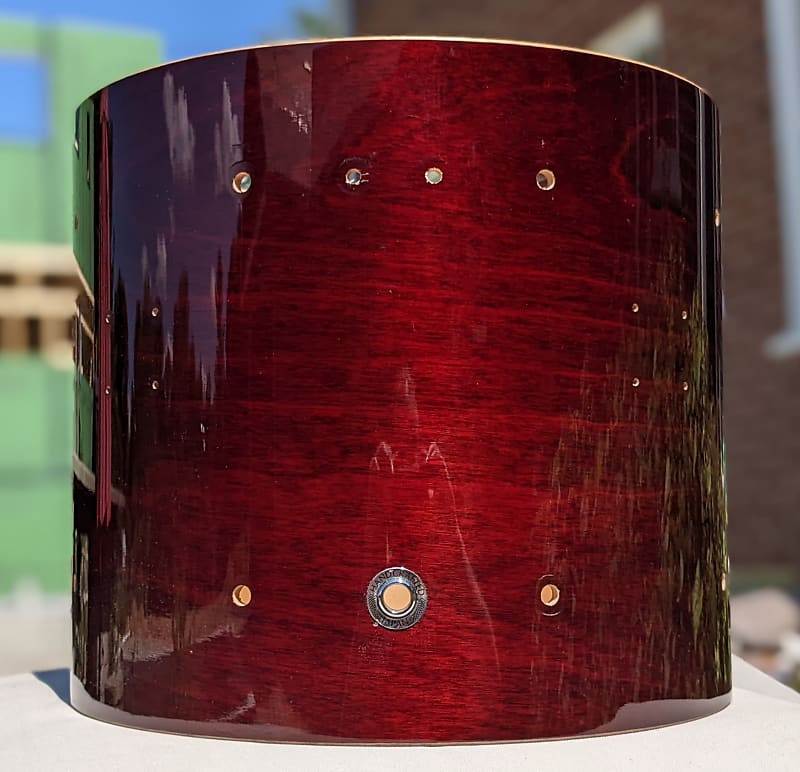 14x12 Yamaha Birch Custom Absolute Nouveau Tom Shell Cherry | Reverb