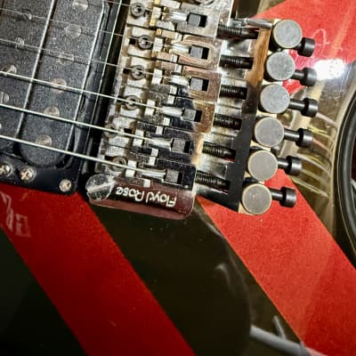 USA Kramer Vanguard Series Flying V 1982 - Red and black | Reverb