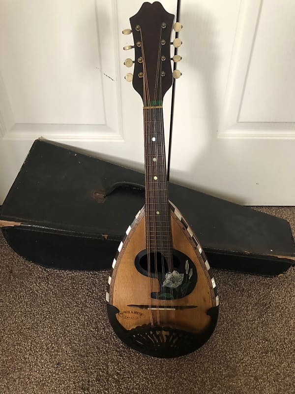Alfredo Albertini Bowl Back Mandolin Circa 1900's | Reverb