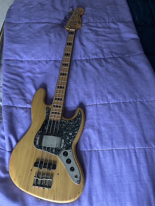 Matao Electric Mij vintage jazz bass 1970 Natural | Reverb UK