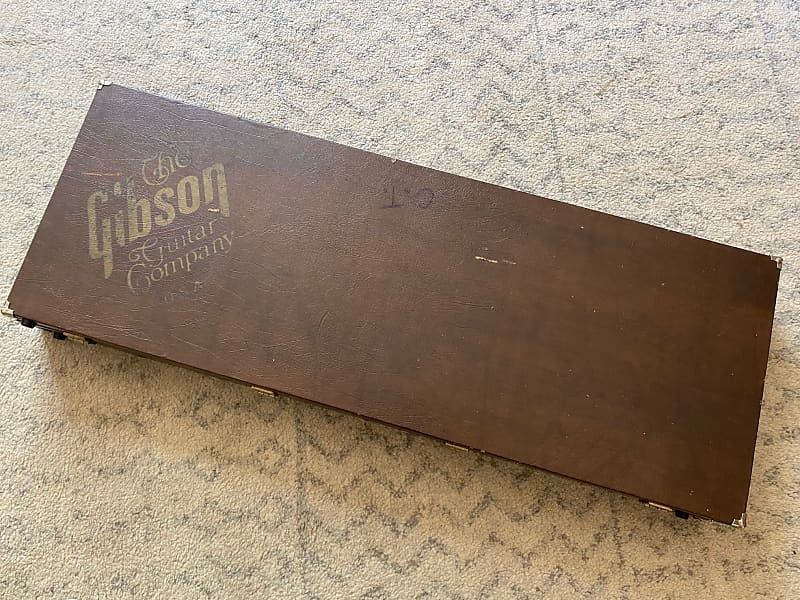Gibson Vintage 1980 Rectangular Case Red Lining Sonex 1981 | Reverb