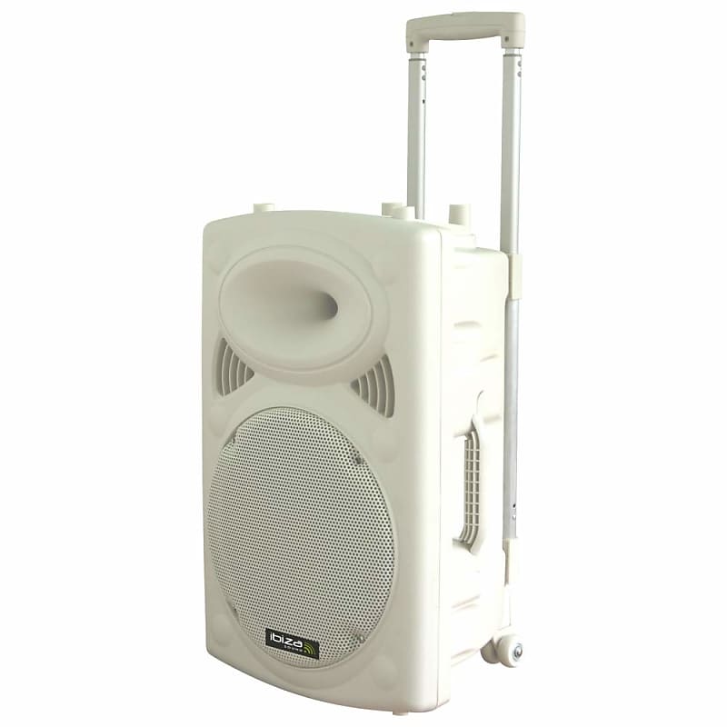 PORT15VHF-BT-WH - Ibiza - PORTABLE STAND-ALONE PA SYSTEM 15”/ | Reverb