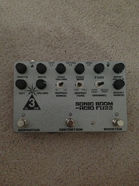 Acid Fuzz Sonic Boom Tremolo Fuzz Boost Vox Starstream Repeat | Reverb