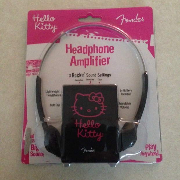 Rare Fender Hello Kitty Headphone Amplifier NEW | Reverb