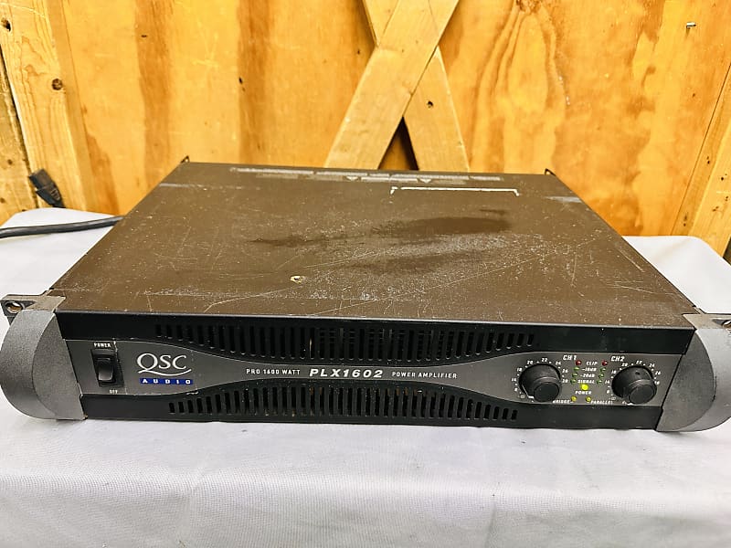 QSC PLX1602 Two Channel 1600 Watt Power Amplifier - Tested & | Reverb