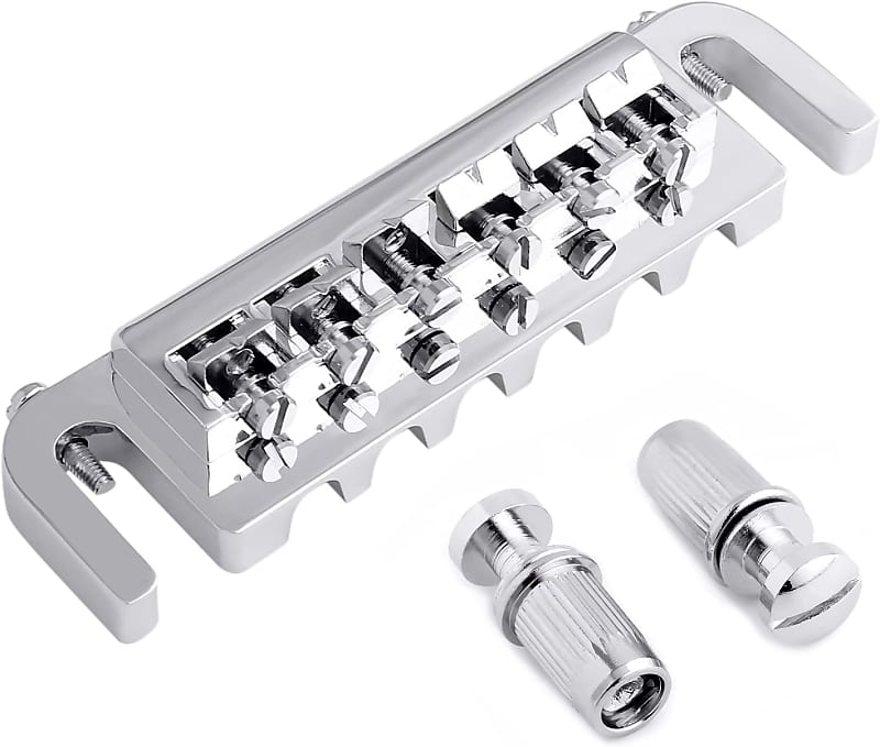 Adjustable Wraparound Guitar Bridge Combined bridge Tailpiece | Reverb