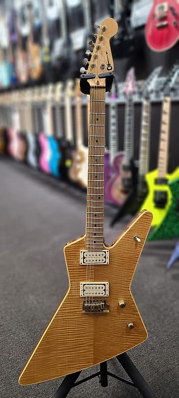 Charvel Explorer 1982 Flame Top Fake!!!! | Reverb