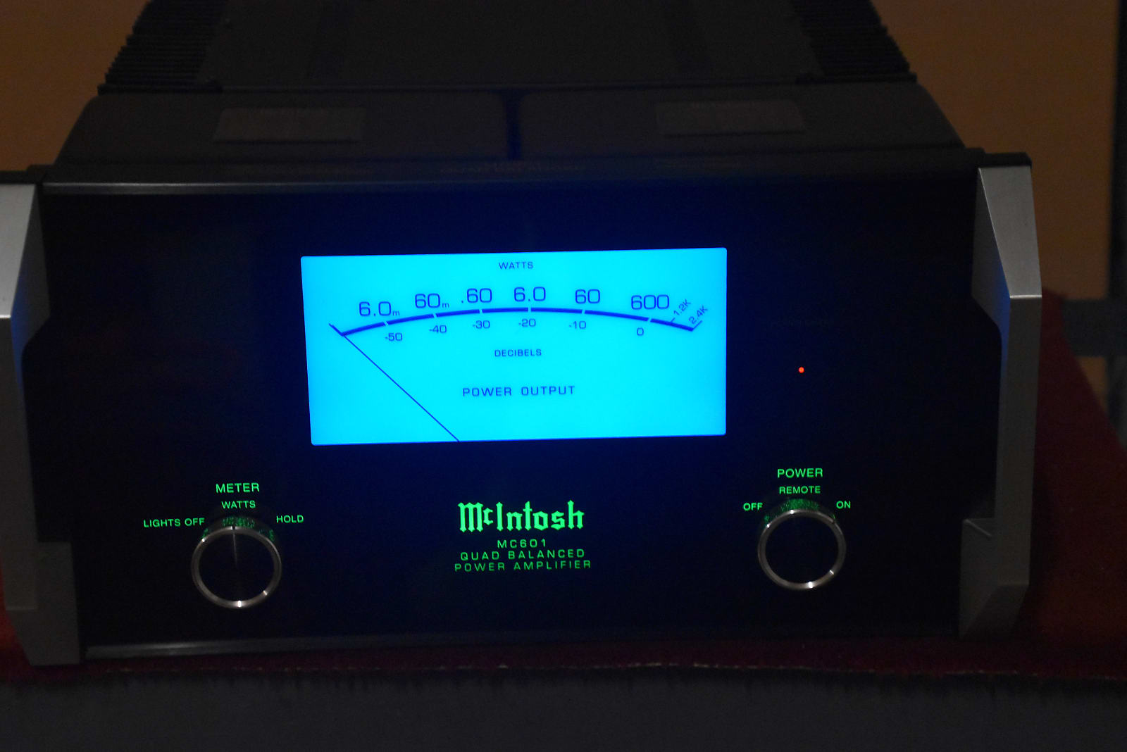 McIntosh MC601 600-Watt Mono Solid State Power Amplifier | Reverb