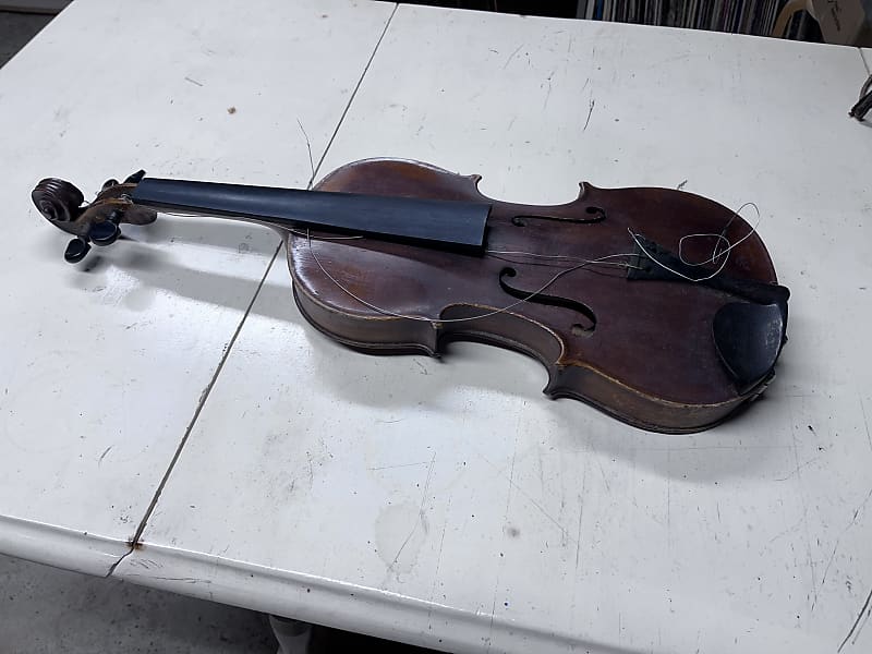 Antique 4/4 violin project with GSB case | Reverb
