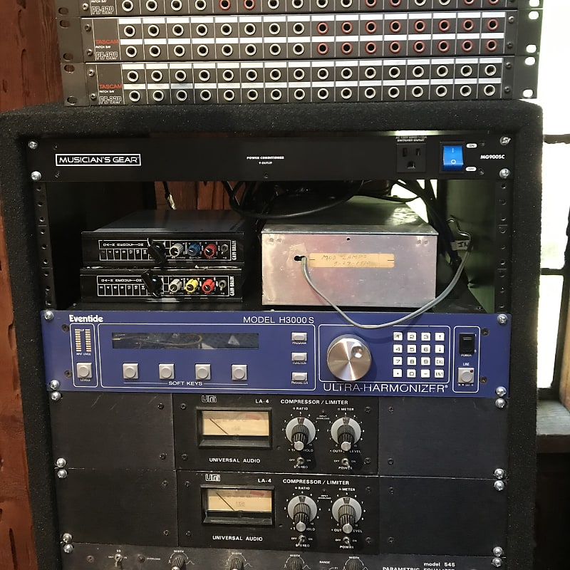 UREI LA-3A LA-4 LA-5 rack ears single center mount Black | Reverb