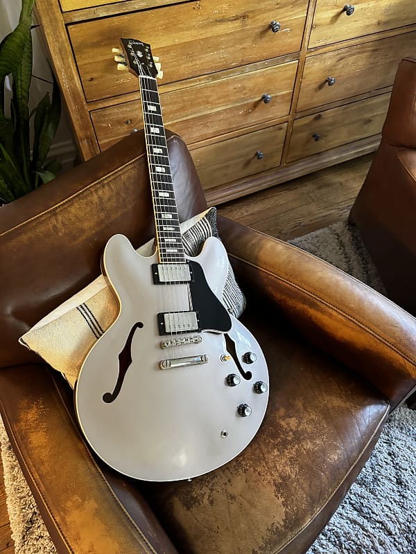 Gibson ES-335 Custom Shop Reissue VOS - Gold Mist | Reverb