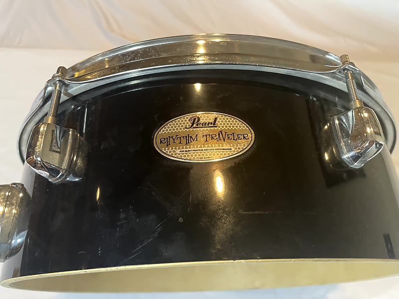 Pearl Rhythm Traveler - Muffle Head Drum - Black | Reverb