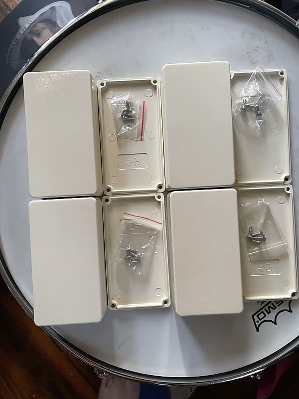 125B Hammond Style Enclosure Cream x 4 | Reverb