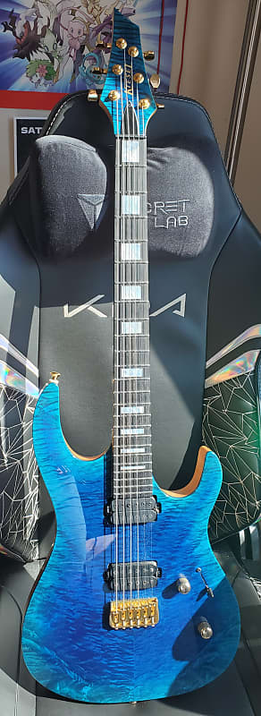 Kiesel DC600H in Reverse Aquaburst 2017 - 2018 | Reverb