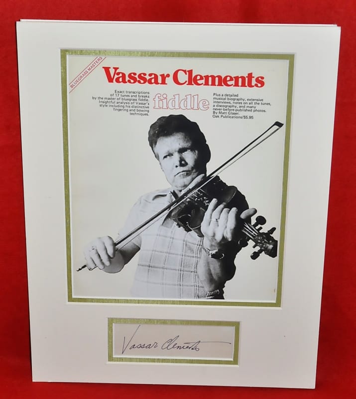 Vassar Clements Great American Fiddler Autographed | Reverb Australia