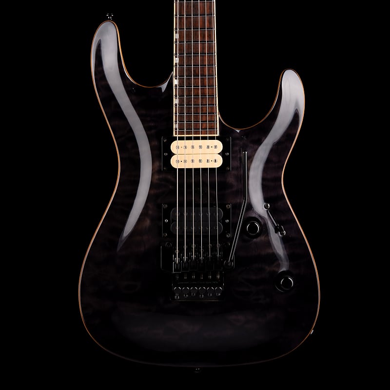 Used ESP LTD MH-250 Transparent Black With Case | Reverb