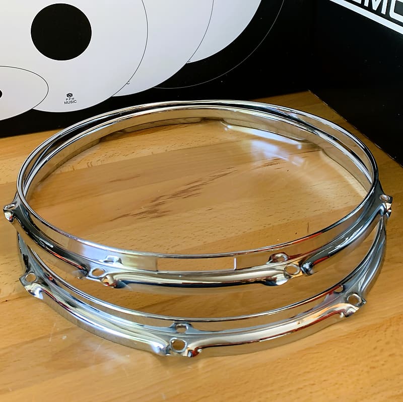 Snare Drum Triple Flanged Hoops 13" 8-Lug 2.3mm - Pair | Reverb