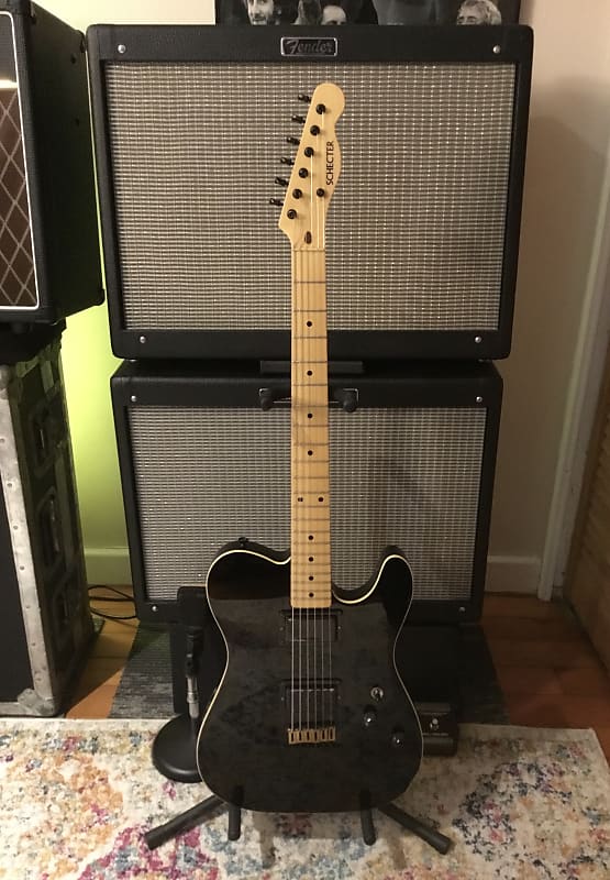 Schecter Saturn 2B/ PT 1983 - Gloss Black | Reverb