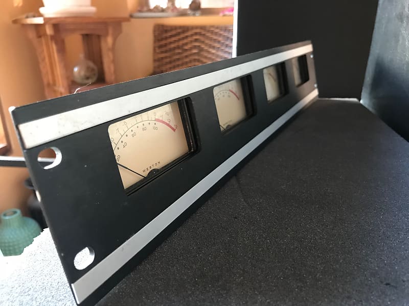 SALE: Vintage Weston quad VU meter bridge (19" rack | Reverb Canada