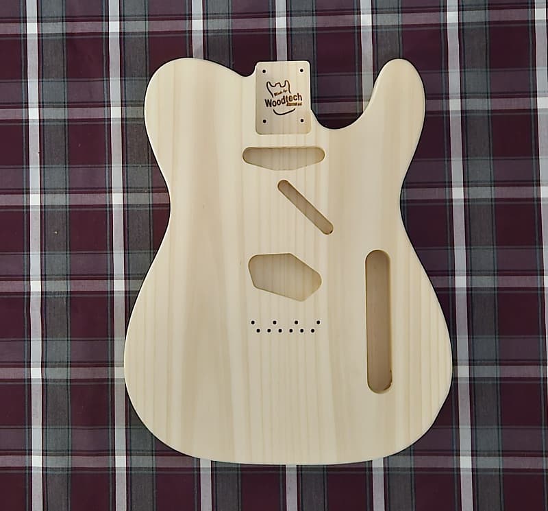 Woodtech Routing - 2 pc Eastern White Pine Telecaster Body - | Reverb