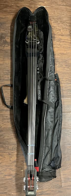 Stagg HDB-200 - Black -Upright Electric Bass w/ Case | Reverb
