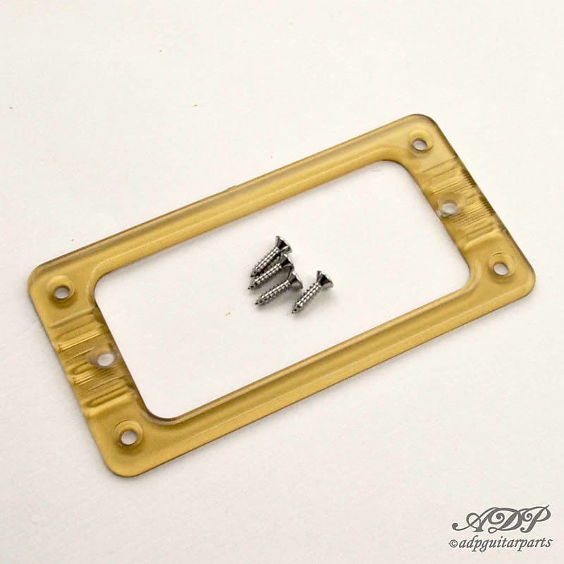TV Jones EM2 Gretsch-style Gold Pickup Mounting Ring + Screws | Reverb