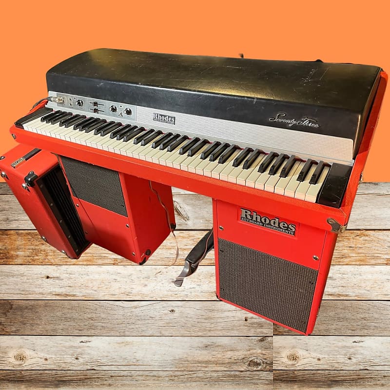 🌞 The beloved Fender Rhodes Piano 73 Suite - Red - Superb | Reverb