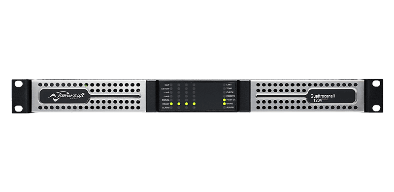 Powersoft Q1204-D-D Quattrocanali 1204 DSP+D 4x300W Dante | Reverb