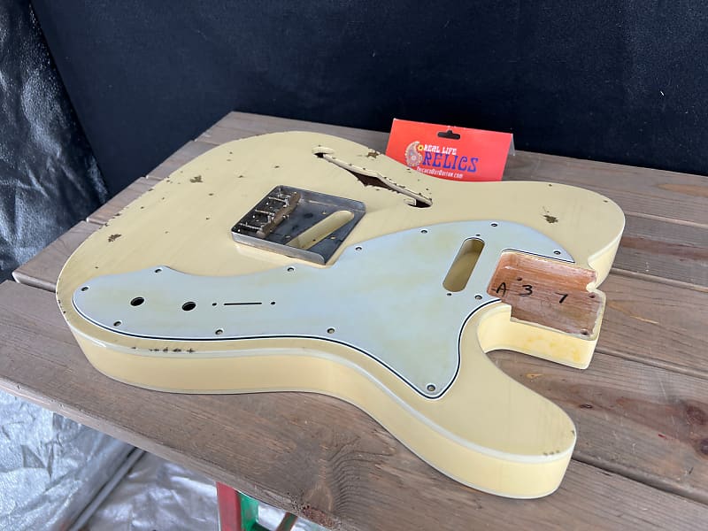 Real Life Relics Nitro 69 Thinline Tele® Telecaster® Body | Reverb