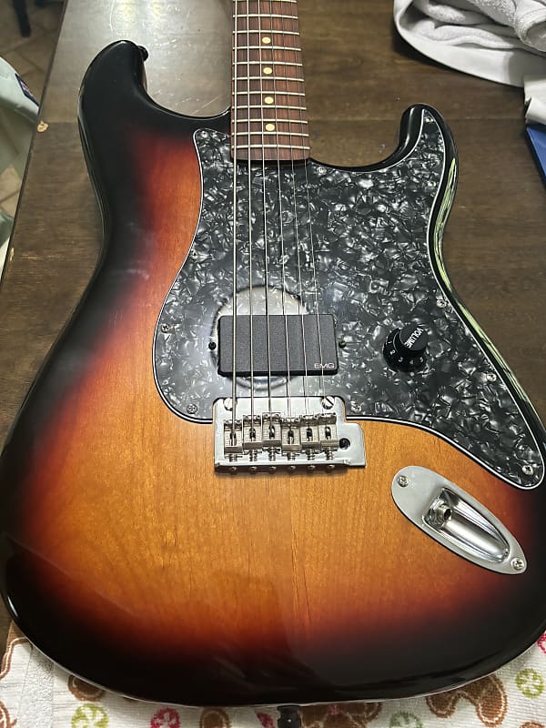Fender Sub-Sonic Baritone Stratocaster 2021-24 - Tobacco | Reverb