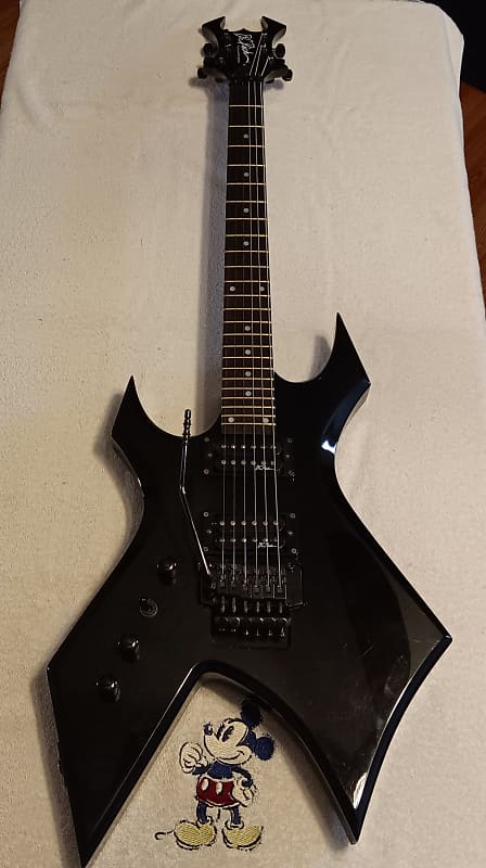 B.C. Rich Left hand Warlock Platinum Pro Series - Black | Reverb