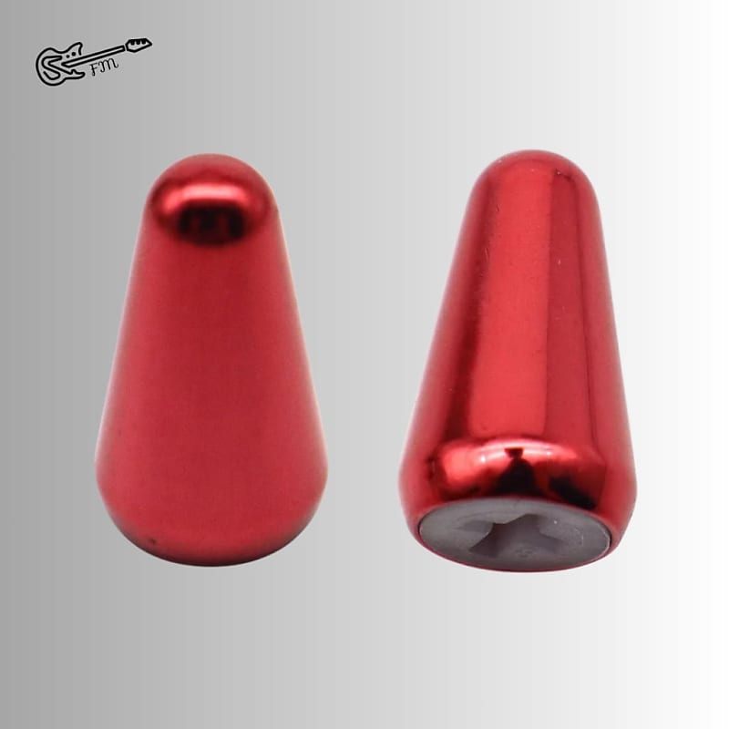 Red Electric Guitar Switch Tips (2X)-Red | Reverb