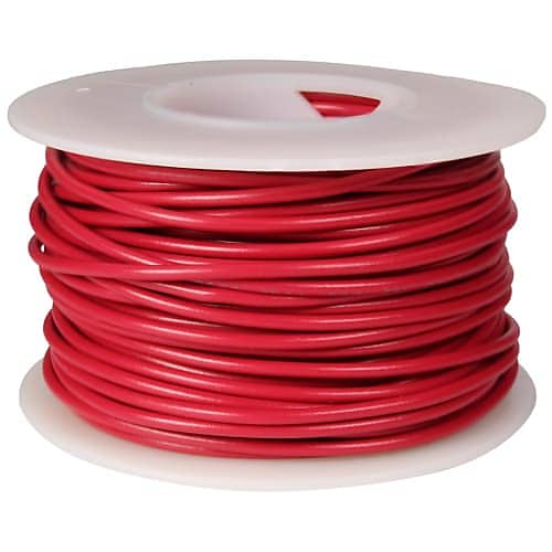 Red Wire - Weico, 24AWG Stranded, Top Coat Pre-Tinned, 300V, | Reverb