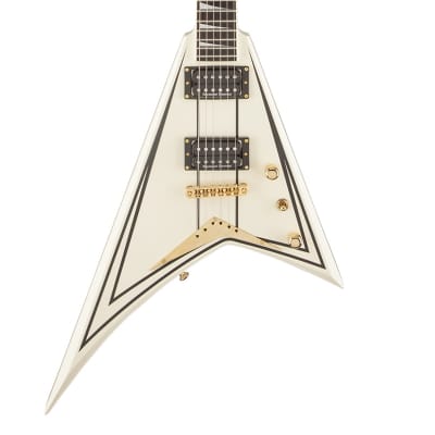 Jackson RR5 Randy Rhoads White Ivory With Black Pinstripes SD | Reverb