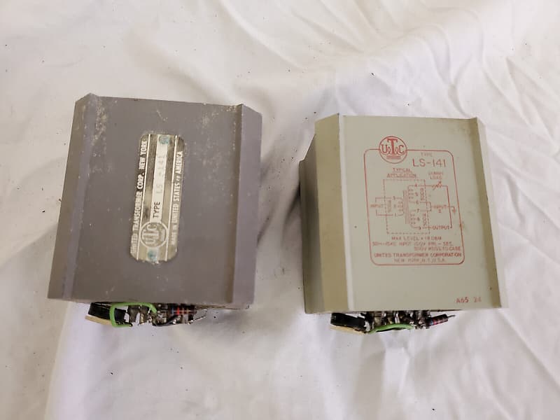 Vintage Pair UTC United Transformers LS-141 LS141 | Reverb