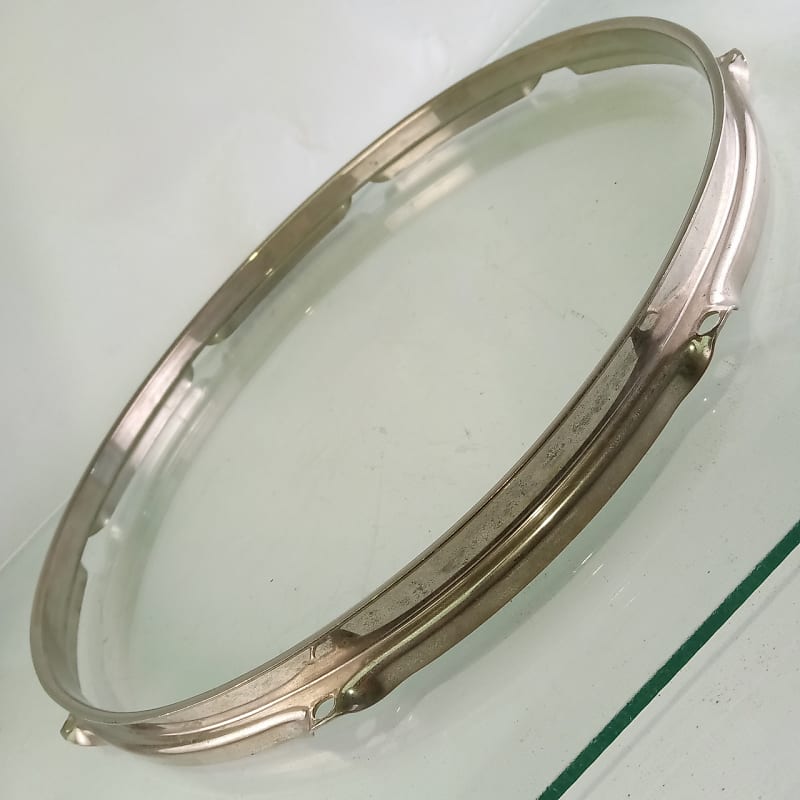 Ludwig 15"BRASS Triple-Flange NOB WFL Snare/Tom Drum Batter | Reverb