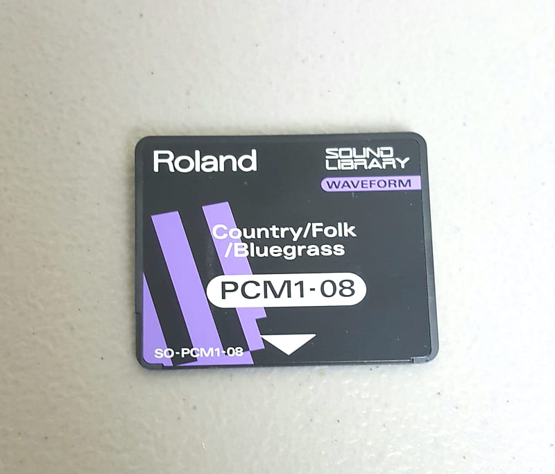 Roland SO PCM1-08 Country/Folk/Bluegrass PCM Card for JV/JD | Reverb