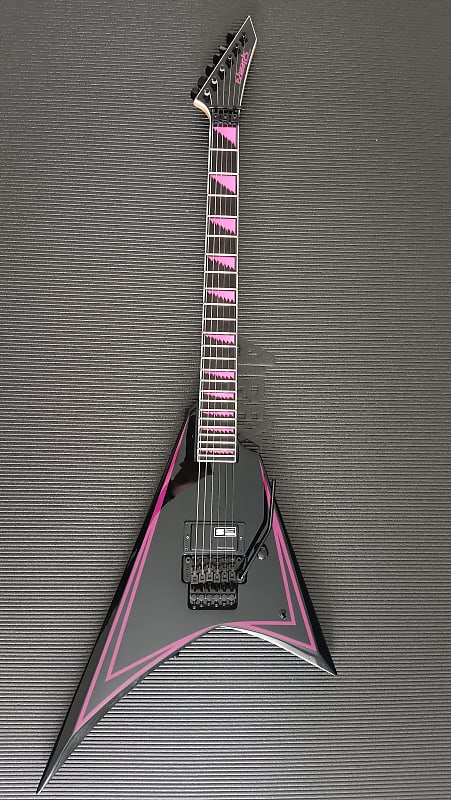 Edwards E-AL-166 Pink Sawtooth Alexi Laiho Signature w/gig | Reverb