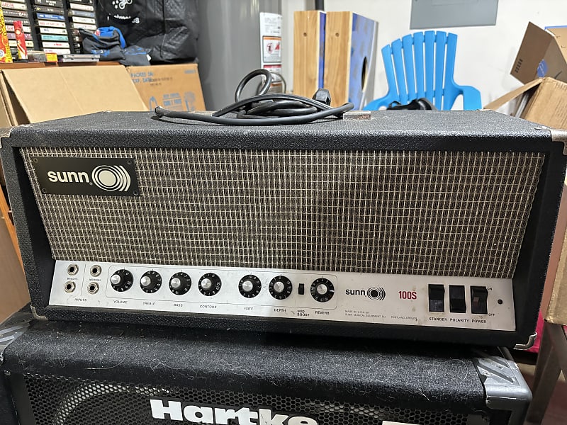 Sunn 100s Amp with foot switch (Local Pick Up) | Reverb