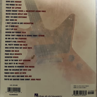 '80s Metal 2nd Edition - Guitar Tab / Tablature Book Motley | Reverb