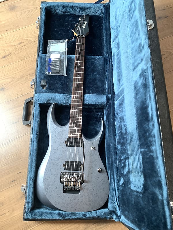 Ibanez RGD2120Z Cobweb Silver Metallic with case | Reverb
