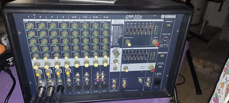 Yamaha PA System EMX 512 sc Powered Mixer | Reverb