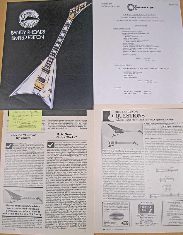 Jackson Rhoads Collectors Pack | Reverb