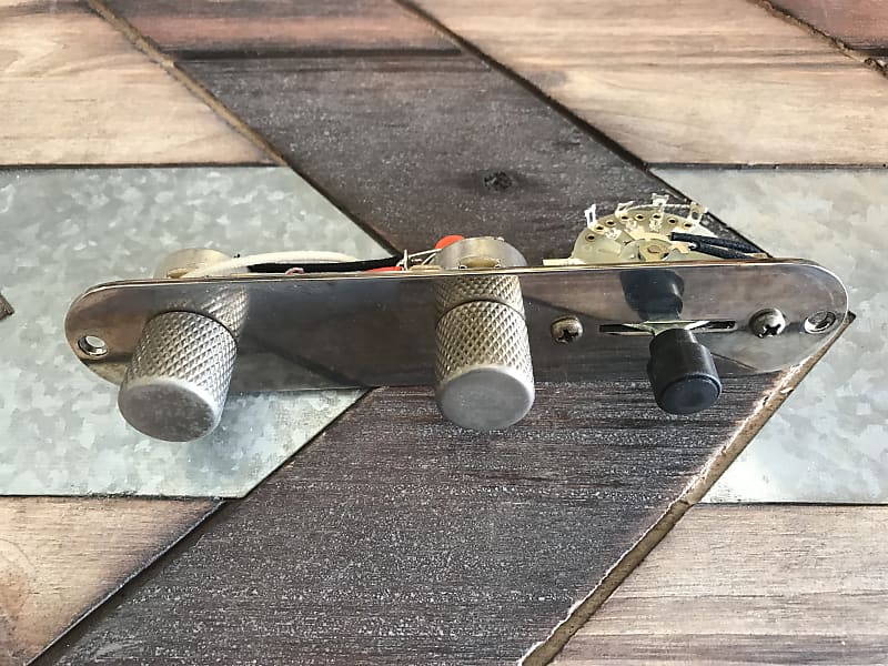 Real Life Relics Aged Nickel Telecaster® Control Plate with | Reverb