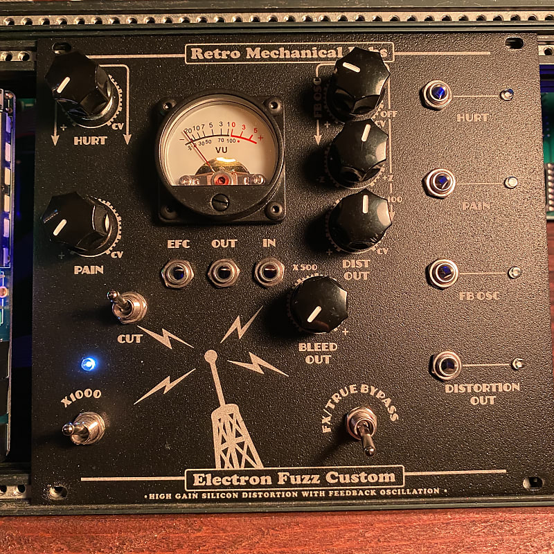Retro Mechanical Labs Electron Fuzz Custom EFCCV - Black | Reverb