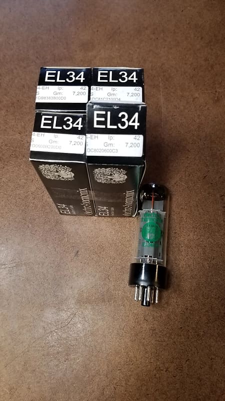 Electro-Harmonix, EL34 Matched quad. | Reverb