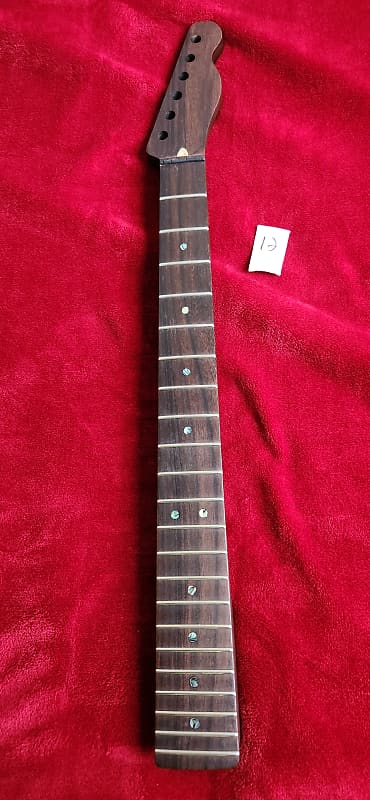 Telecaster tele all rosewood replacement neck, modern C shape | Reverb